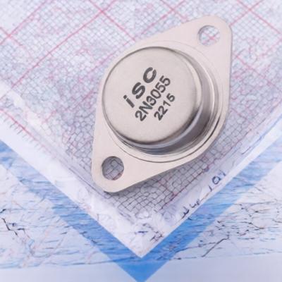 China Durable Silicon NPN Power Transistor ISC 2N3055 with Low Collector Emitter Saturation Voltage Rating for sale