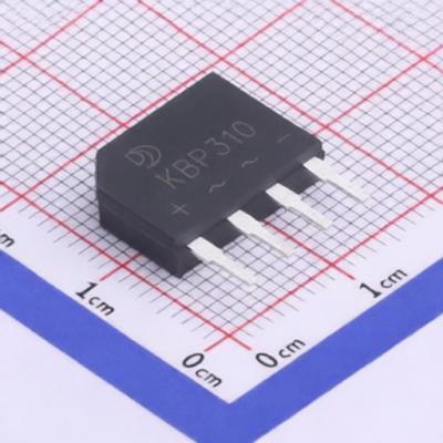 China Molded Plastic Bridge Rectifier Jingdao Microelectronics KBP310-C5.5 6K0B with UL 94V-0 and 3 Ampere Current for sale