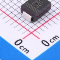 China Rectifier diode JSCJ S2B with 2 amp average forward current and 50 amp surge current in SMBG package for sale
