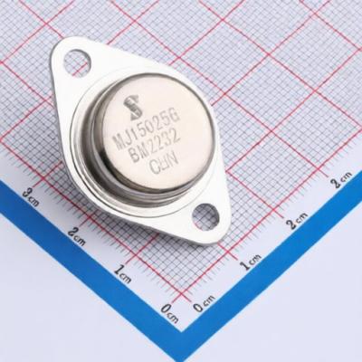 China High power PNP transistor JSMSEMI MJ15025-JSM for audio and disk head positioner applications in TO-3 package for sale