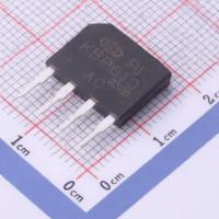 China molded plastic bridge rectifier JUXING KBP610 designed for resistive and inductive load applications for sale
