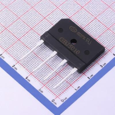 China single phase bridge rectifier JUXING GBJ5010 with plated leads solderable per mil std 202 method 208 for sale