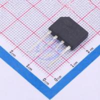 China molded plastic bridge rectifier JUXING KBP206 with 600 volts peak reverse voltage and 1.1 amp forward current for sale