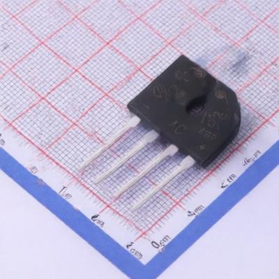 China molded plastic bridge rectifier JUXING GBU1510 with low forward voltage drop and high surge current capability for sale