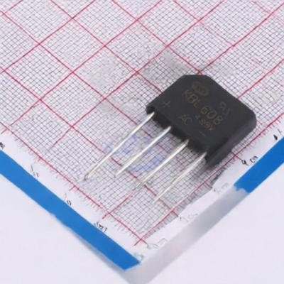 China High surge current JUXING KBL608 bridge rectifier molded plastic epoxy UL recognized for power supply for sale