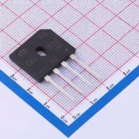 China pcb bridge rectifier JUXING GBU810 featuring glass passivated chip junction and molded plastic design for sale