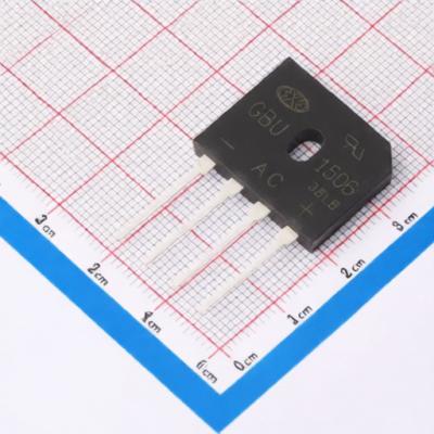 China Bridge Rectifier JUXING GBU1506 Featuring UL Recognized Molded Plastic Case and Solderable Terminals for sale
