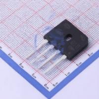 China molded plastic bridge rectifier JUXING GBU610 with low forward voltage drop and high surge current capability for sale