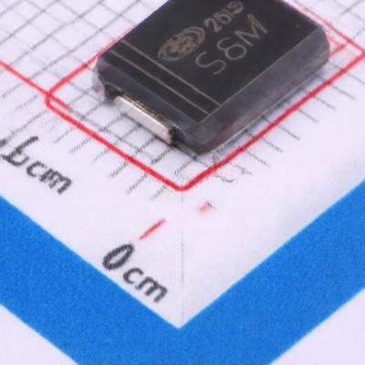 China Lead Free Surface Mount Rectifier JUXING S8M with Glass Passivated Chip and RoHS Directive Compliance for sale
