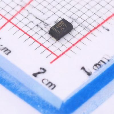 China Low profile rectifier diode JUXING 1N4007W with 700 volt RMS voltage rating and surface mount design for sale