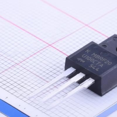 China Schottky Diode KEC MBRF20U100CTA-U/P with 20A Output Current and 100V Repetitive Peak Reverse Voltage for sale