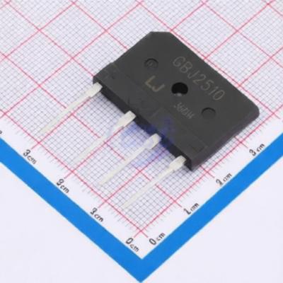 China Single Phase Silicon Bridge Rectifier LangJie GBJ2510 with Glass Passivated Die and U L Flammability Classification for sale