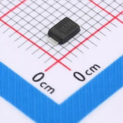 China Metal silicon junction LangJie SS34LF surface mount Schottky barrier rectifier with UL 94V-0 rated flame retardant epoxy for sale