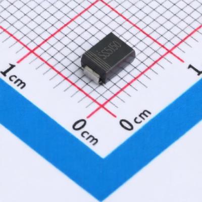 China Surface Mount Schottky Barrier Rectifier LangJie SS5150B Metal Silicon Junction UL 94V0 Flammability Rated for sale