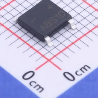 China Surface Mount Glass Passivated Bridge Rectifier Leiditech ABS10 with Low Forward Voltage Drop and High Current Capability for sale