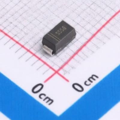 China Surface Mount Rectifier KUU SS56 with 200 Volts Reverse Voltage and 5 Amperes Forward Current Schottky Type for sale