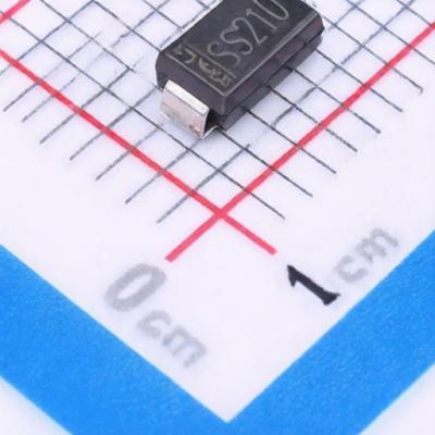 China Surface mount diode KUU SS210 with color band polarity marking and high temperature soldering rating for sale