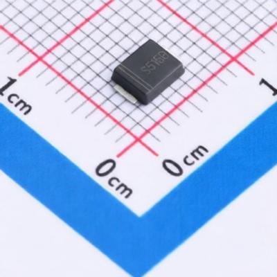 China Low Voltage Surface Mount Schottky Barrier Rectifier KUU SS515BF with Metal Silicon Junction and Loss for sale