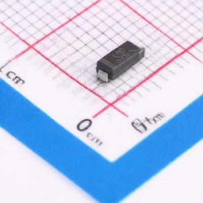 China Low reverse leakage and high surge current Schottky rectifier KUU SK34 with JEDEC DO 214AC molded plastic case for sale