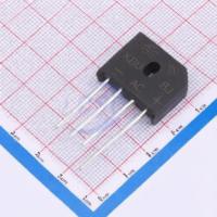 China Silicon Bridge Rectifier LGE KBU8J Featuring 600 Volt Maximum Recurrent Peak Reverse Voltage and Molded Plastic Design for sale