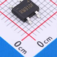 China Surface Mounted Fast Switch Complete Bridge Rectifier LangJie RMB10F with 1000 Volts Voltage Rating for sale