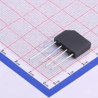 China Durable single phase half wave silicon bridge rectifier LGE KBP310 with molded plastic construction for sale