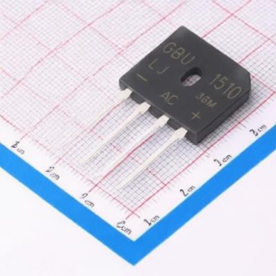 China High current silicon bridge rectifier LangJie GBU1510 with 200 ampere surge overload and performance for sale