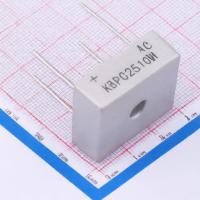 China glass passivated single phase bridge rectifier LangJie KBPC2510W rated for 1000 volts and 25 amperes for sale