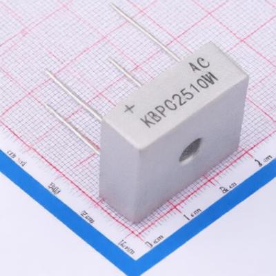 China glass passivated single phase bridge rectifier LangJie KBPC2510W rated for 1000 volts and 25 amperes for sale