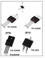 China Silicon Bidirectional Triac LGE BTA16-600B-LGE 16A for Solid State Relay and Inductive Load Switching for sale