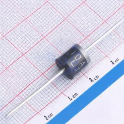 China Plastic rectifier LangJie 10A4 with color band cathode end and high temperature soldering resistance for sale