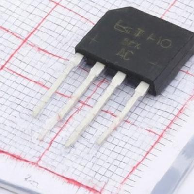 China High temperature solderable LangJie GBP410 silicon bridge rectifier with UL94V 0 flame retardant epoxy for sale