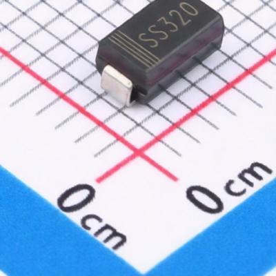 China Surface Mount Schottky Rectifier LangJie SS320 Featuring Plastic Package and Metal Silicon Junction for sale