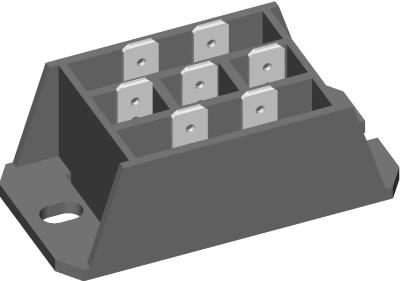 China Littelfuse IXYS VUO30-16NO3 Power Rectifier Diode Designed for Heat Dissipation and Easy Mounting for sale