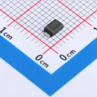 China SMAFL package diode LangJie SS26F Schottky barrier rectifier for low voltage high frequency circuits for sale