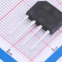China Durable Molded Plastic Silicon Bridge Rectifier LGE GBP306 with UL 94V O Flammability Classification for sale