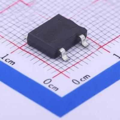 China Silicon Bridge Rectifier LGE DB157S with 1000 Volt Peak Reverse Voltage and Molded Plastic Construction for sale