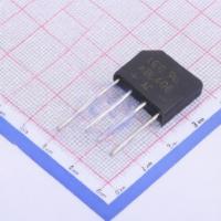 China Compact Molded Plastic LGE KBL406 Silicon Bridge Rectifier with 600 Volt Maximum DC Blocking Voltage for sale