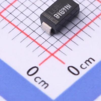 China High voltage surface mount rectifier LGE BYG21M with built in strain relief and UL 94V0 classification for sale