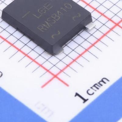 China Single phase fast recovery bridge rectifier LGE RMSB410 offering performance for PCB applications for sale