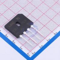 China Single phase glass passivated bridge rectifier LGE GBU1506 with 600 volt rating and 15 ampere current for sale