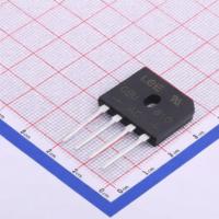 China single phase glass passivated bridge rectifier LGE GBU610 with 1000 volt maximum repetitive peak reverse voltage for sale