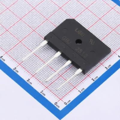 China High Surge Current Single Phase Bridge Rectifier LGE GBJ2512 with Glass Passivated Die and UL 94V0 Case for sale