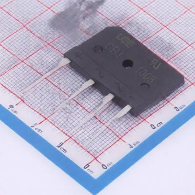 China Glass passivated die bridge rectifier LGE GBJ1008 offering performance in various mounting positions for sale
