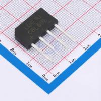 China Single phase half wave silicon bridge rectifier LGE GBL608 designed for resistive and inductive loads for sale