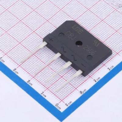 China Durable LGE GBJ2506 glass passivated bridge rectifier designed for 25 ampere forward current circuits for sale