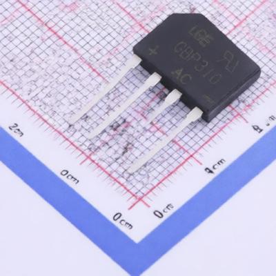 China Molded Plastic Silicon Bridge Rectifier LGE GBP310 Featuring UL 94V O Flammability Classification for sale