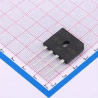 China Silicon Bridge Rectifier LGE GBU408 Offering 800 Volt Maximum RMS Voltage and Molded Plastic Housing for sale