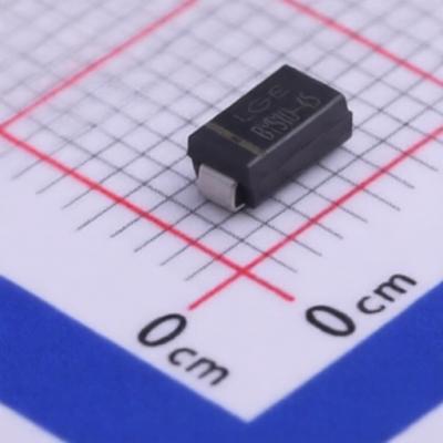 China Surface Mount Schottky Rectifier LGE BYS10-45 with Guardring Protection and Low Forward Voltage Drop for sale