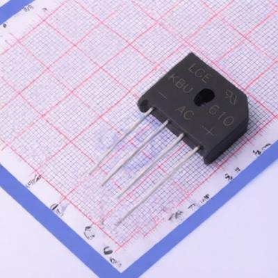 China High Surge Current Silicon Bridge Rectifier LGE KBU610 Suitable for Various Electronic Applications for sale